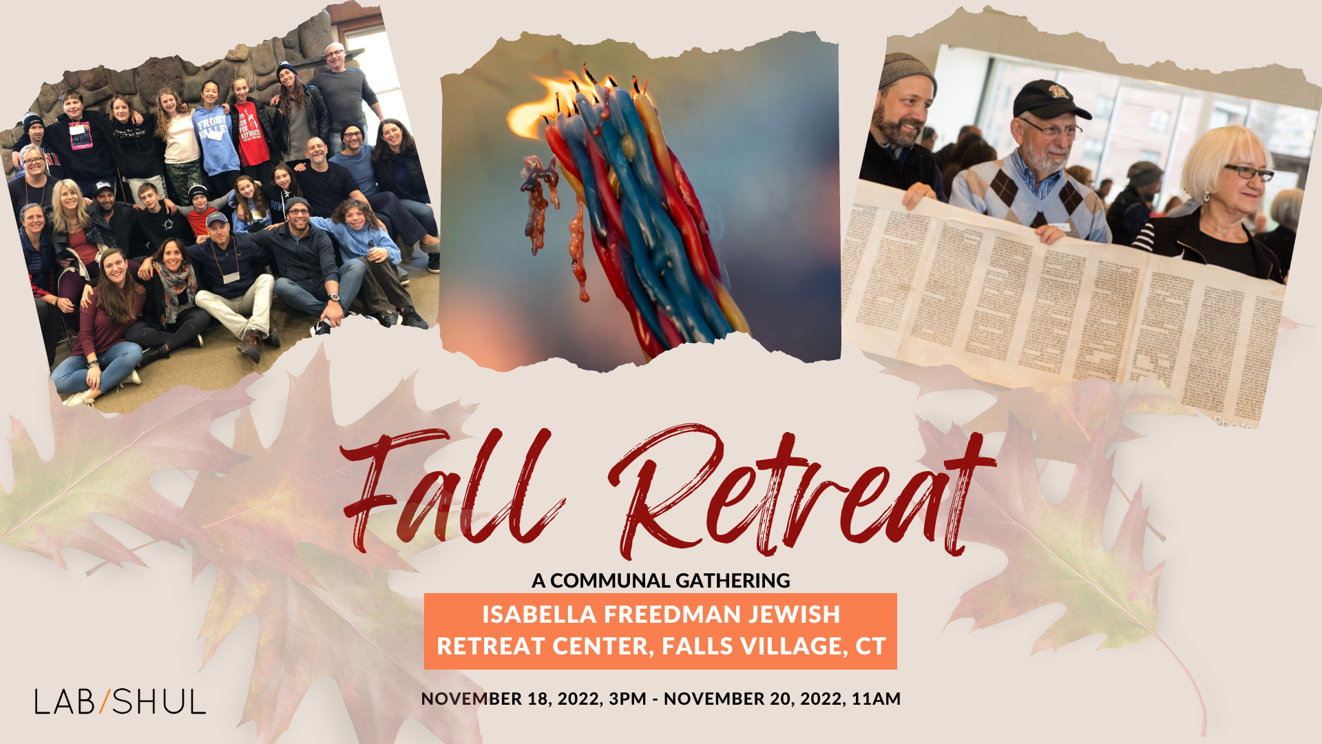 Lab/Shul Fall Retreat // Events // Lab/Shul